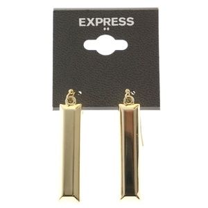 Express | Jewelry | Express Dangleearrings Gold Nwt | Poshmark